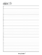 Checklist Template - 25 Best Styles | World of Printables