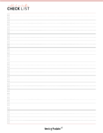 Checklist Template - 25 Best Styles | World of Printables