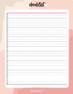 Checklist Template - 25 Free Styles | World of Printables