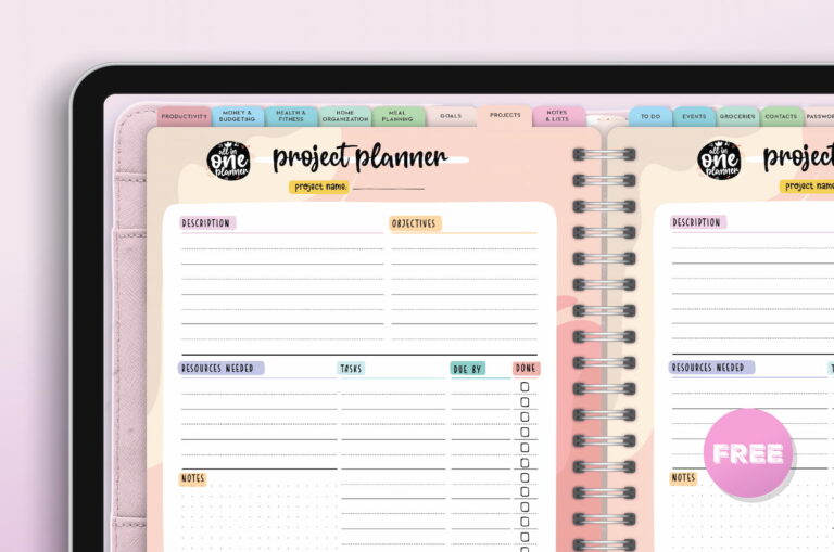 2025 GoodNotes Planner | With 108 Free Templates - World of Printables