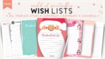 Wish List Templates - For Christmas, Amazon & Universal - World of ...