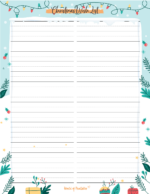 Wish List Templates - For Christmas, Amazon & Universal - World of ...