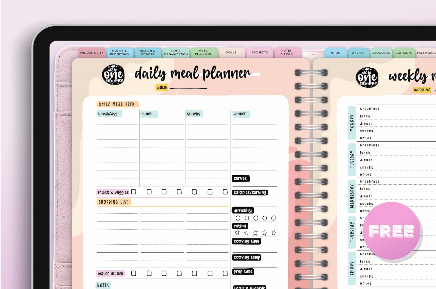 GoodNotes Planner With 108 Free Templates World Of Printables