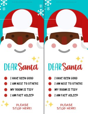 Free Christmas Door Hanger Printables for Kids - World of Printables