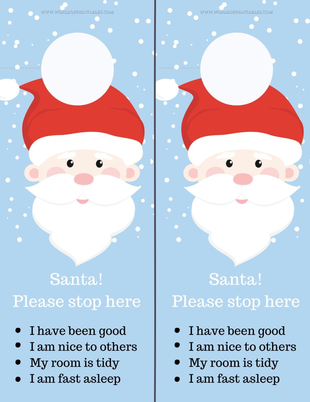 Christmas Door Hangers - World of Printables