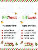 Free Christmas Door Hanger Printables for Kids - World of Printables