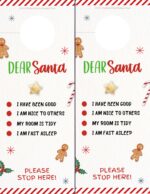 Free Christmas Door Hanger Printables for Kids - World of Printables