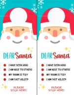 Free Christmas Door Hanger Printables for Kids - World of Printables