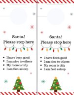 Free Christmas Door Hanger Printables for Kids - World of Printables