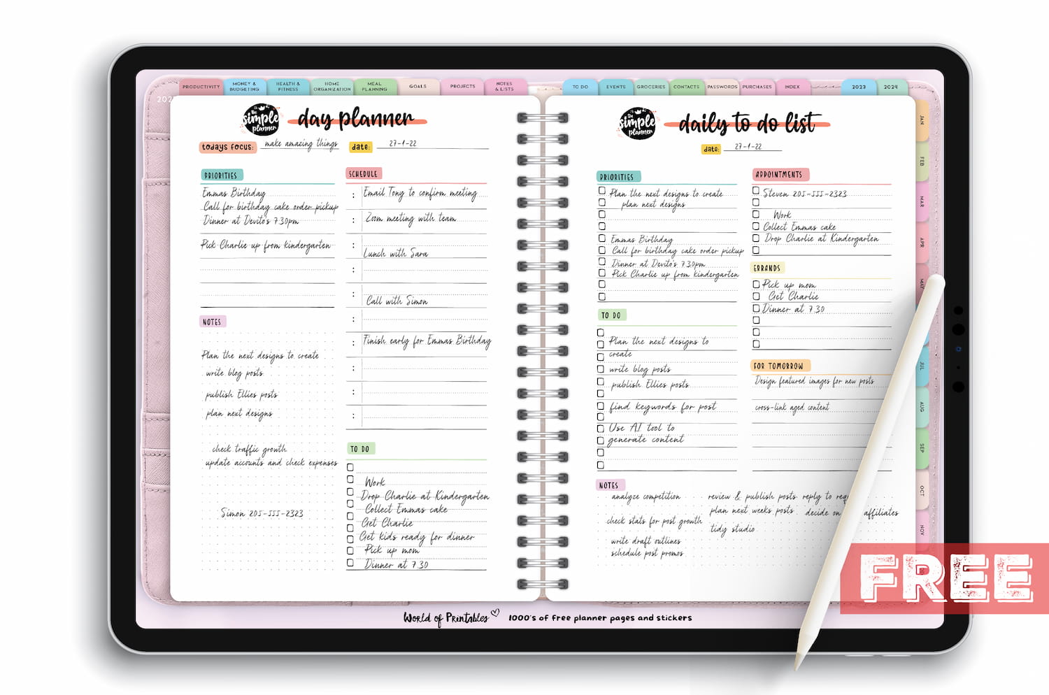 Digital Life Planner & How To Use It To Organize Your Life - World of ...