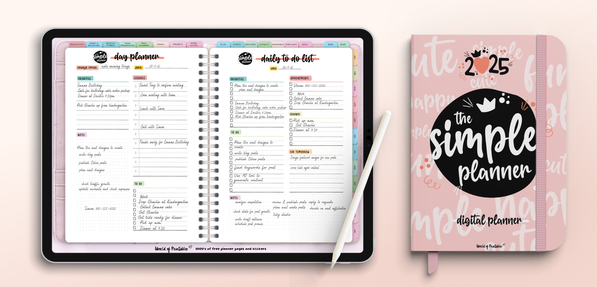 Digital Life Planner & How To Use It To Organize Your Life - World of ...
