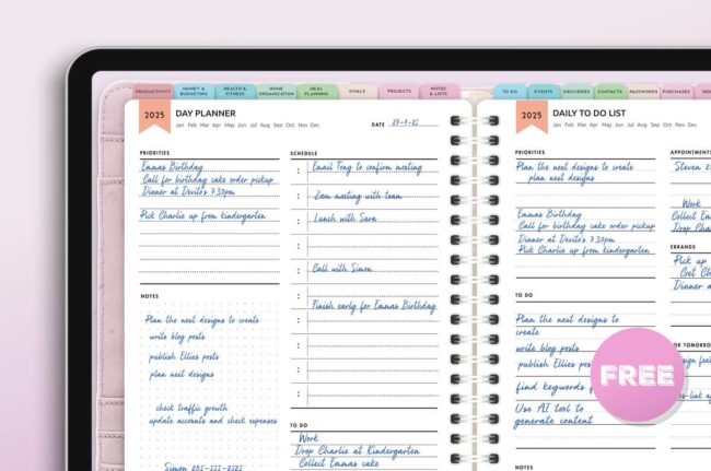 Free Digital Planner For 2025 - World of Printables