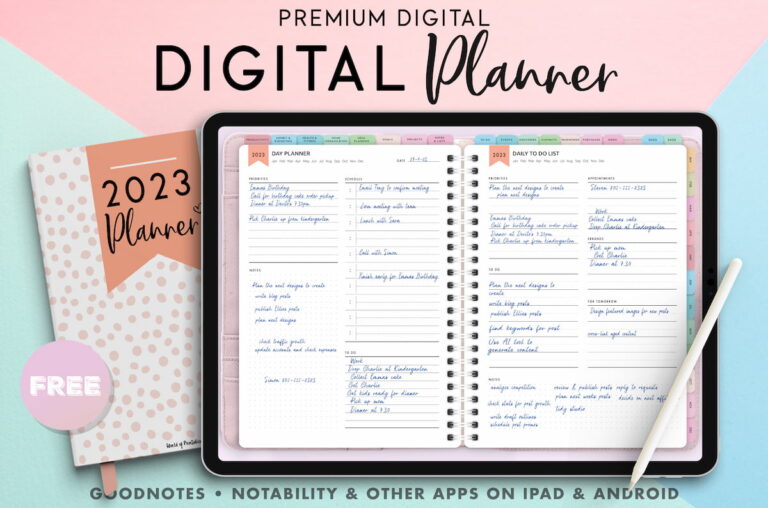 Free Digital Planner For 2023 - World of Printables