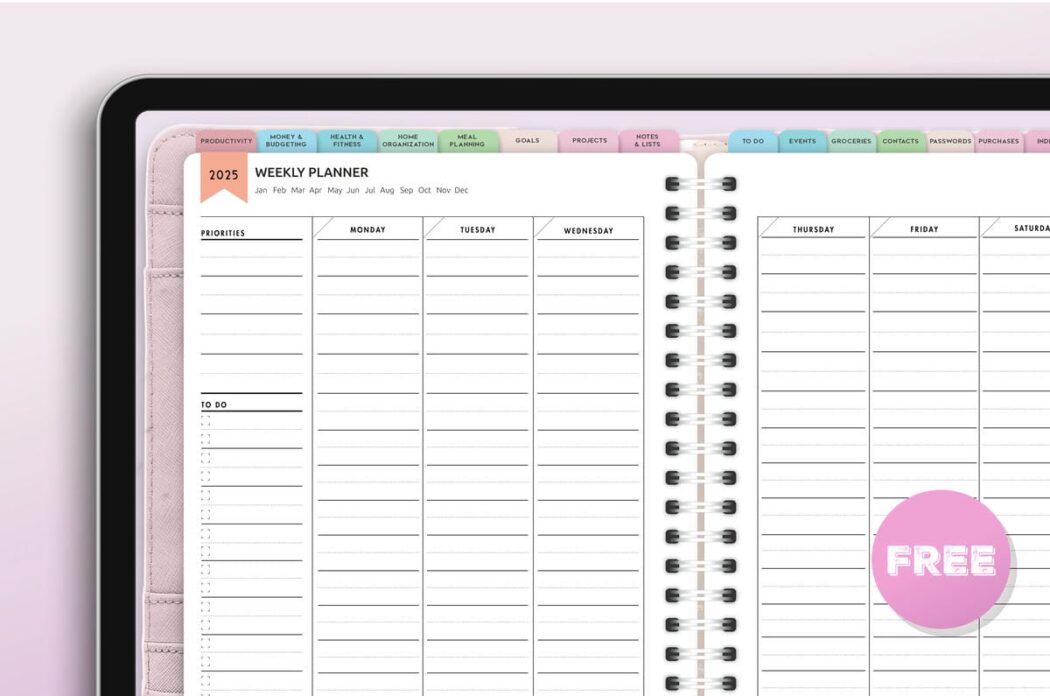 Free Digital Planner For 2025 - World of Printables