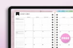 Digital Monthly Planner - Stylish & Free - World of Printables