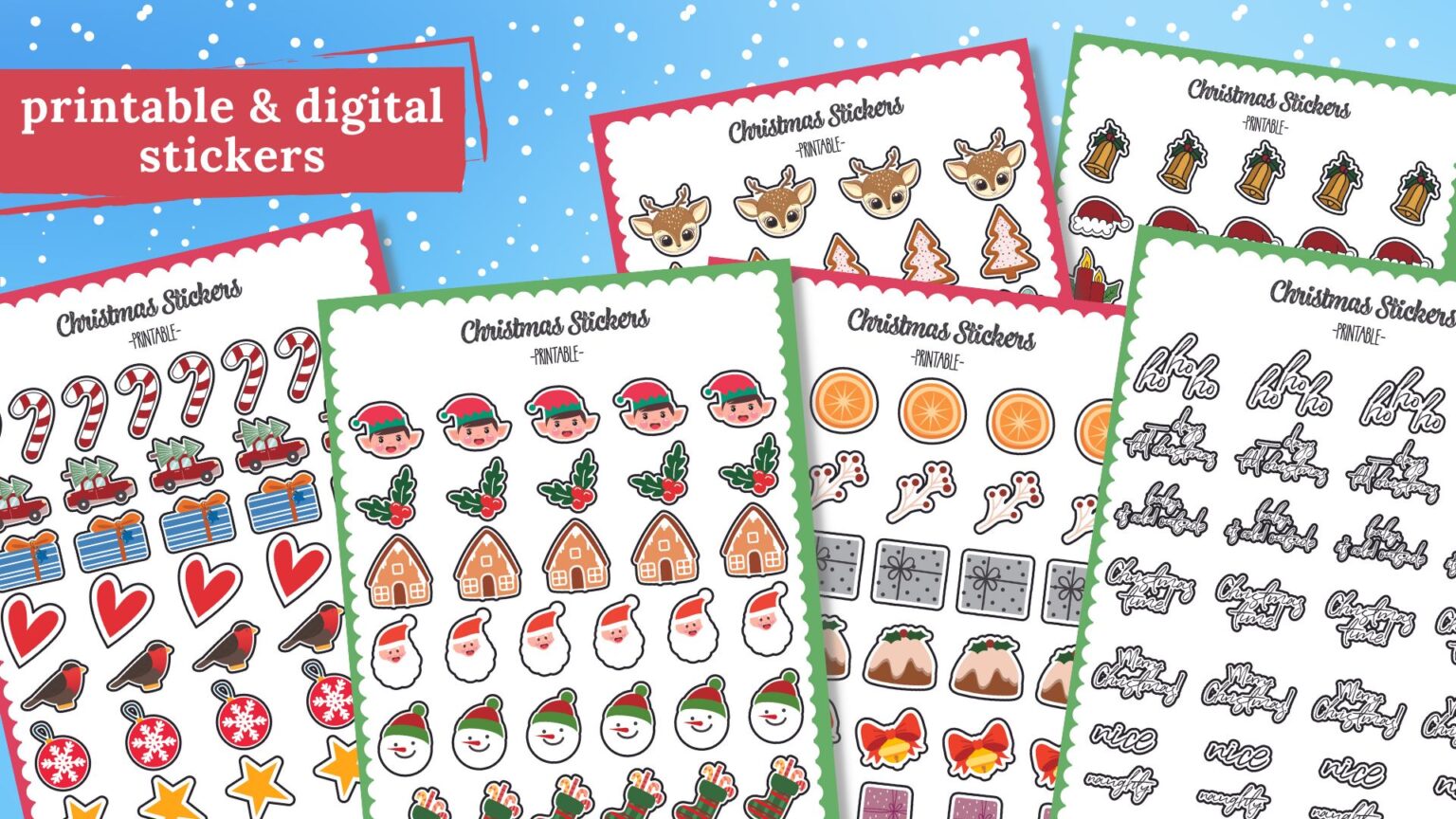 Christmas Stickers - World of Printables