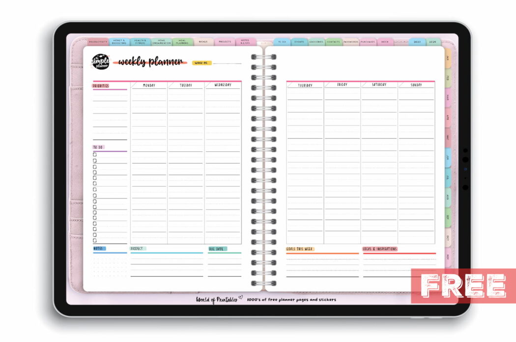 Digital Life Planner & How To Use It To Organize Your Life - World of ...