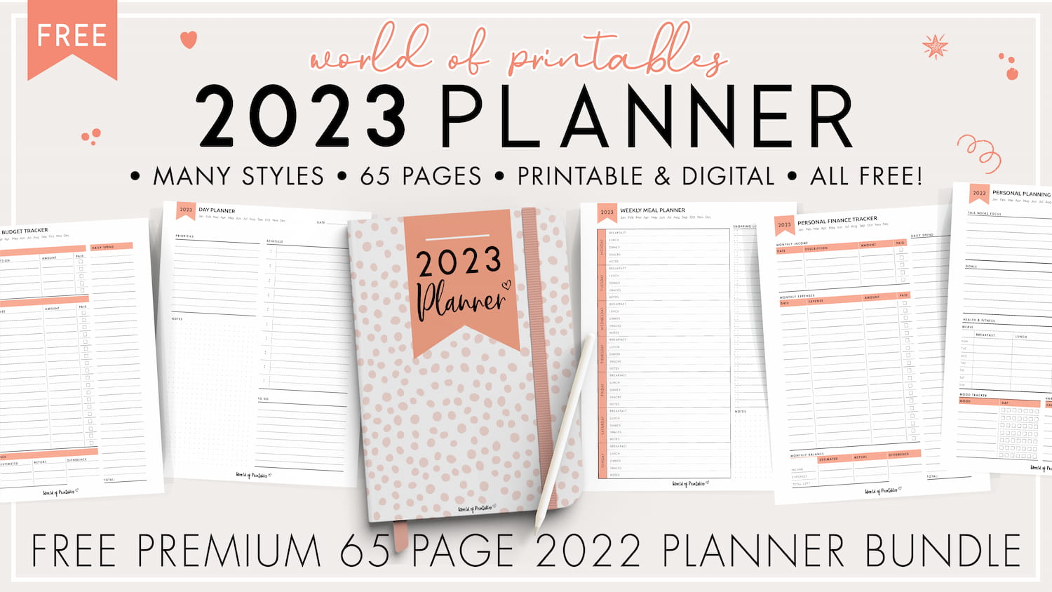 At A Glance Daily Planner 2023 Printable Template Calendar