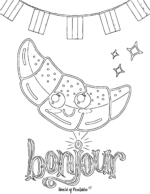 Cute Food Coloring Pages - World of Printables