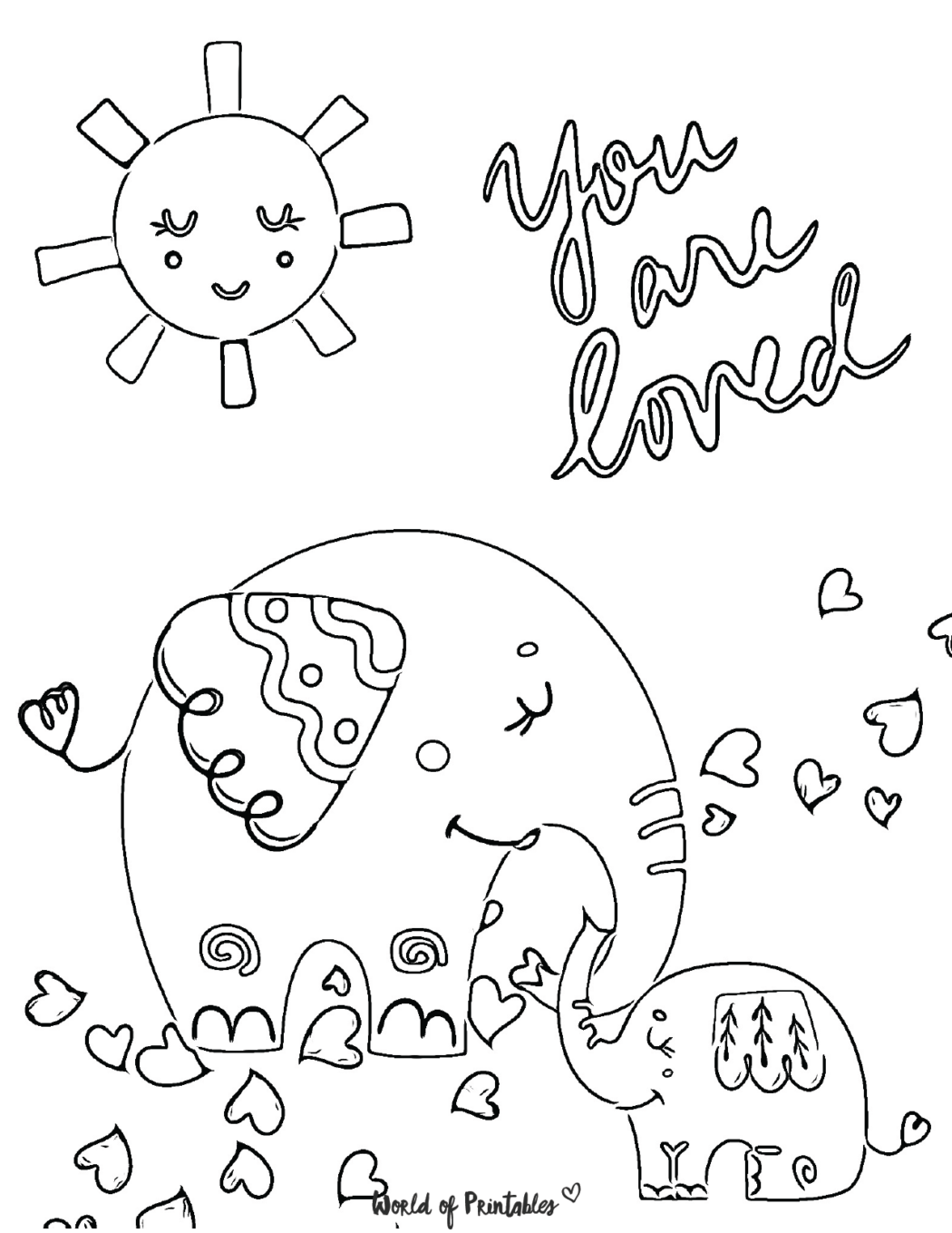Kawaii Coloring Pages - World of Printables
