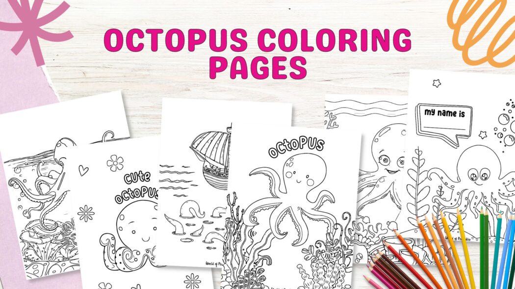 Octopus Coloring Pages - World of Printables