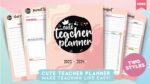 Teacher Planner - 64 Useful Pages For Every Teacher - World of Printables