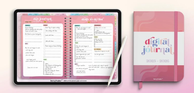 Digital Journal - Free 100 Page Journal For 2025 - World of Printables