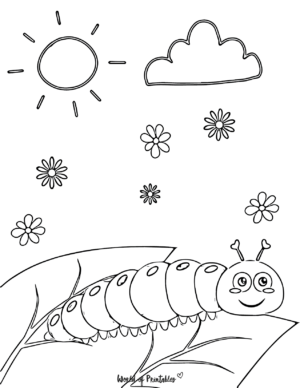 Spring Coloring Pages - World of Printables