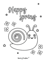 Spring Coloring Pages - World of Printables