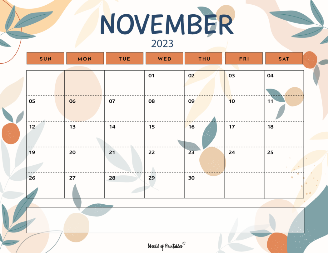 November 2023 Calendars | 100+ Styles - World of Printables