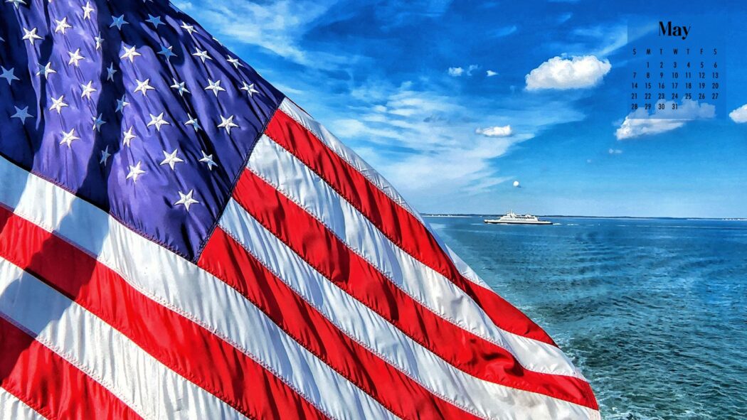 Free May 2023 Calendar Wallpaper