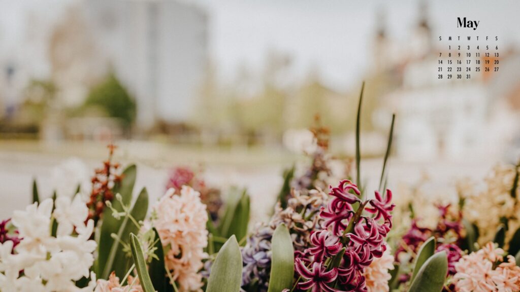 Free May 2023 Calendar Wallpaper