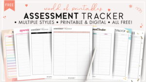 Assessment Trackers - World of Printables