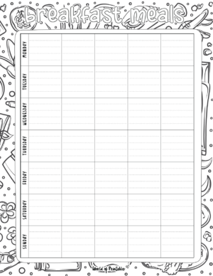 Breakfast Meal Planners - World of Printables