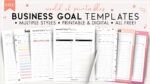 Business Goal Setting Worksheet PDF - World of Printables