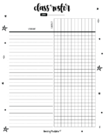 Class Roster Templates - World of Printables