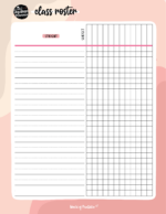 Class Roster Templates - World of Printables