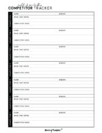 Download Competitor Analysis Templates PDF - World of Printables