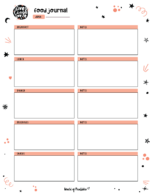 Food Journal Printables - World of Printables