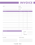 Free Invoice Templates PDF - World of Printables