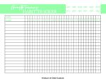 Free Printable Strength Training Habit Tracker - World of Printables