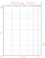 Advertising Tracker Templates For Your Small Business - World of Printables
