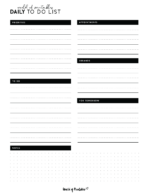 Daily To Do List Templates - World of Printables