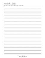 Notes Templates - World of Printables