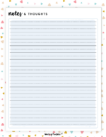 Notes Templates - World of Printables