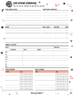 Download Personal Planner Templates PDF - World of Printables