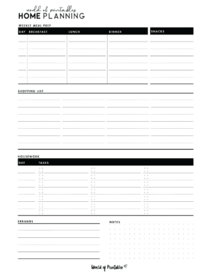 Family Planner - World of Printables