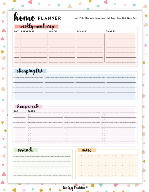 Family Planner - World of Printables