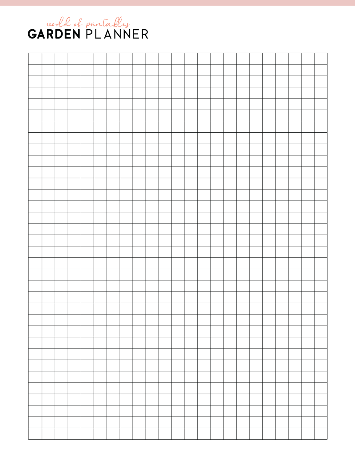 Garden Planner Templates - World of Printables