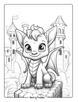 Dragon Coloring Pages For Kids & Adults - World of Printables